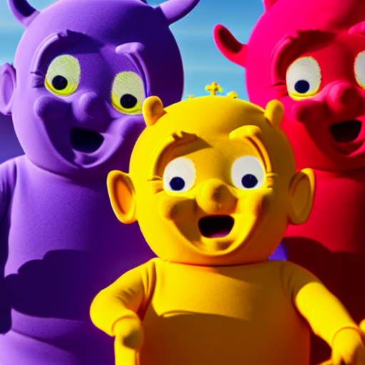 Teletubbies Sun Baby Evil
