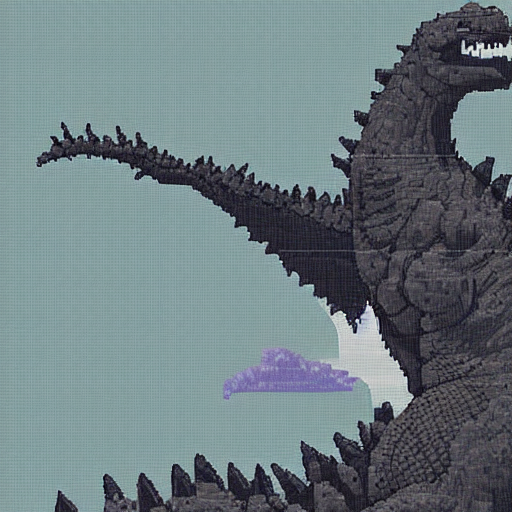 Godzilla Pixel Art