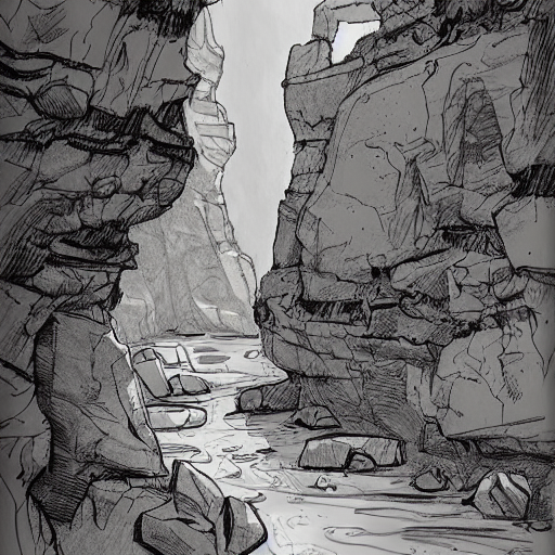 Canyon Drawings Color