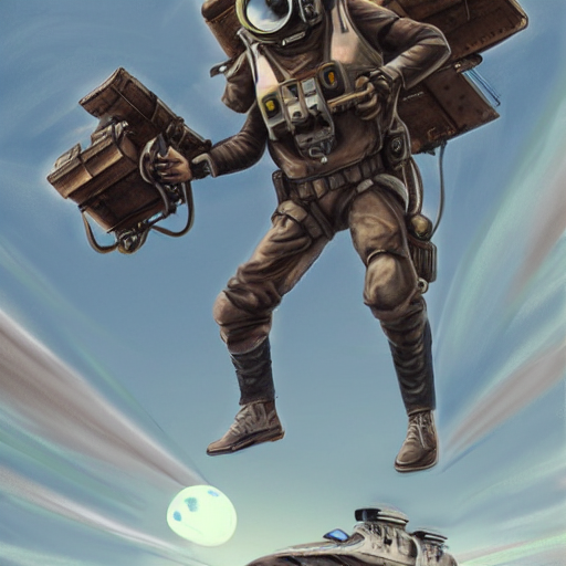 Dieselpunk Jetpack