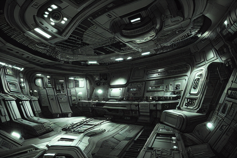 Alien Spacecraft Interior