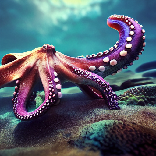 Colorful Octopus Photography