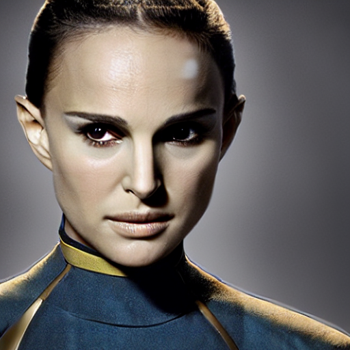 prompthunt: Natalie Portman in Star Trek, (EOS 5DS R, ISO100, f/8, 84mm ...