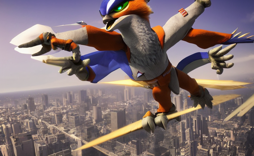 Star Fox Falco Super