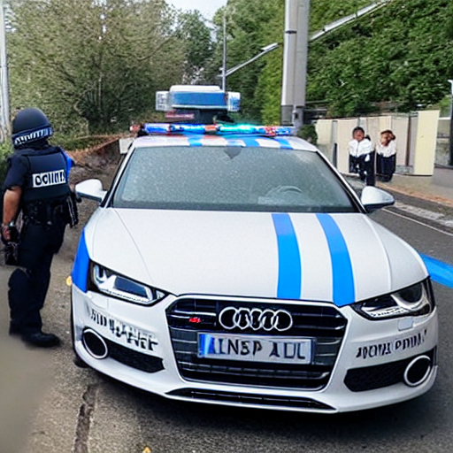 Audi Police Car