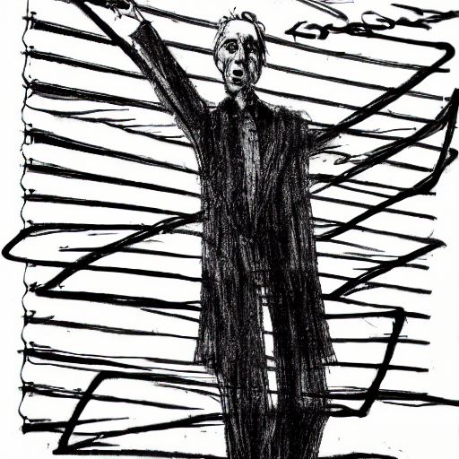 Head Explosion Drawing