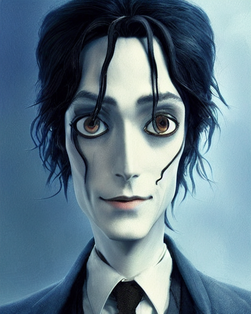 Corpse Bride Victor Makeup