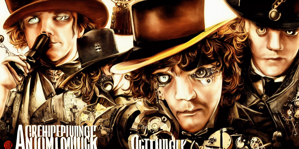 Clockwork Orange House Scene Clipart