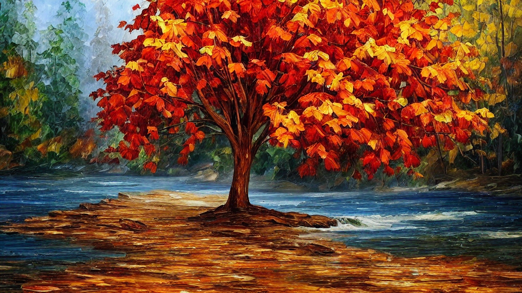 Realistic Tree Painting