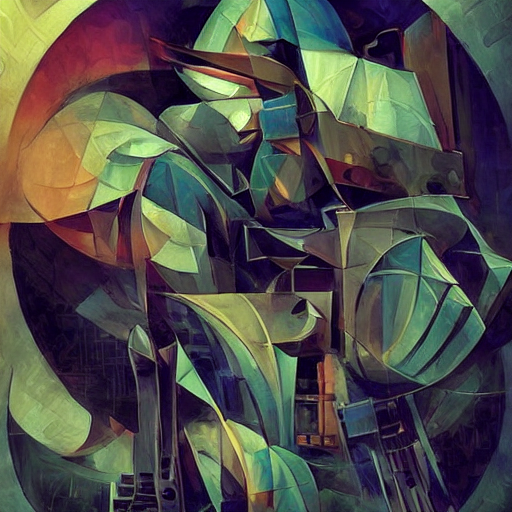 prompthunt: Cyberpunk Steampunk Futuristic Low poly Abstract ...