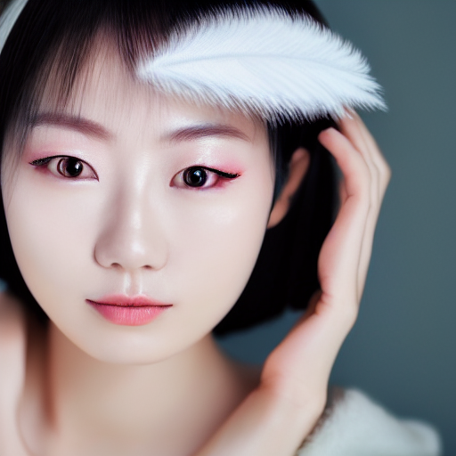Japanese Woman Face Traditional