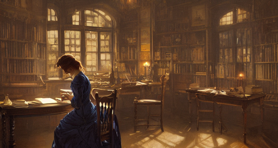 Victorian Study Room