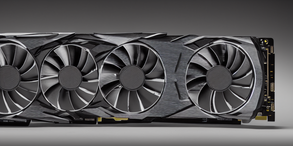 prompthunt: product photo of triple wide extra long gtx rtx 4 0 9 0 ...
