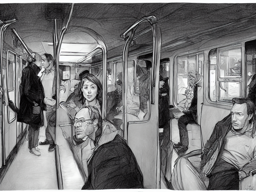 How To Draw A Subway Train