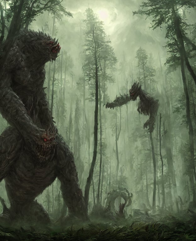 Giant Monsters Concept Art