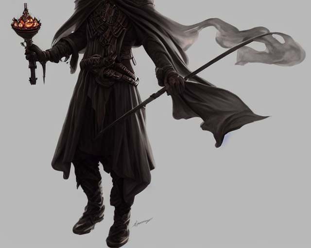 Mage Shadowy Figure