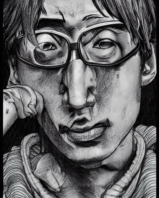 prompthunt: Filthy Frank drawn by Kentaro Miura, manga, hyper detailed ...