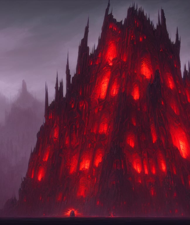 Castle Concept Art Dark Fortress