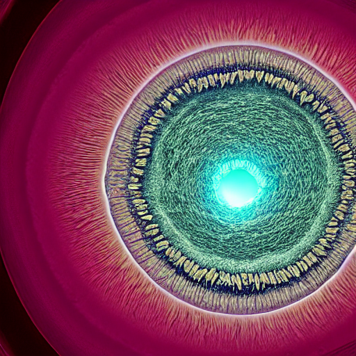 Color Scanning Electron Microscope Images