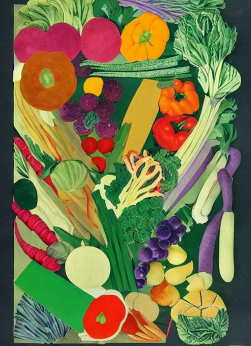 Henri Matisse Vegetable Collage