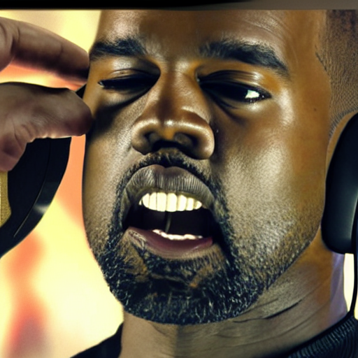 Kanye West Screaming