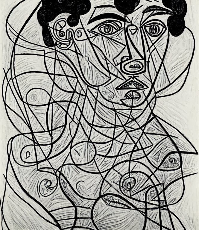 Picasso Contour Line Drawings