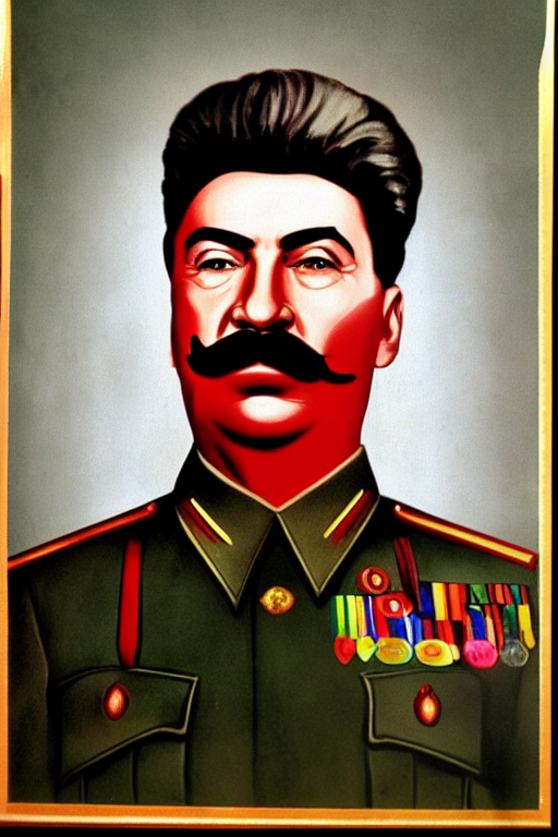 prompthunt: joseph stalin portrait, but pig head inustead stalin's head ...