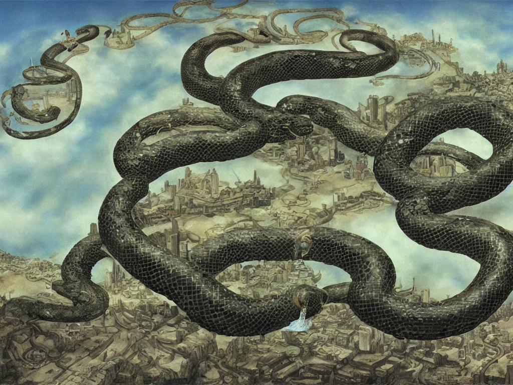 Anaconda Painting