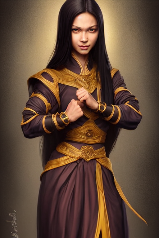 Dandd Female Monk