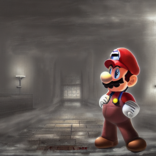 Gangsta Mario Wallpaper