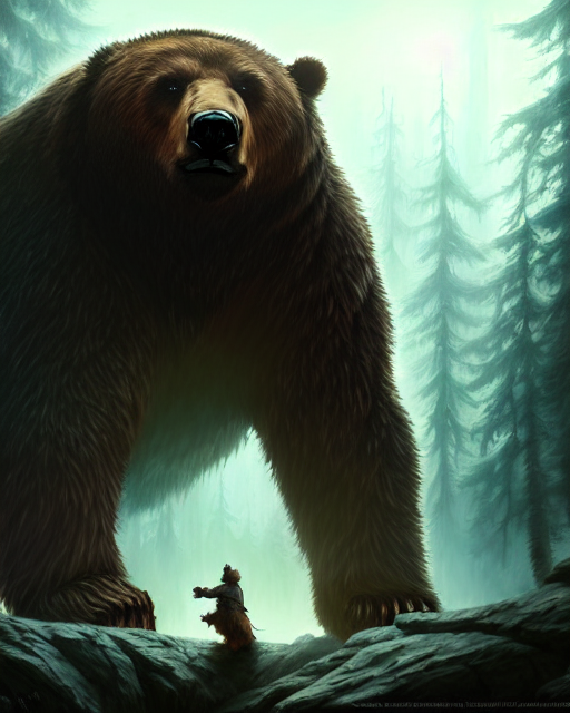 Grizzly Bear Fantasy Art