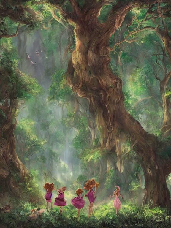 Tangled Concept Art Forest