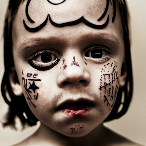 Gangster Face Tattoos