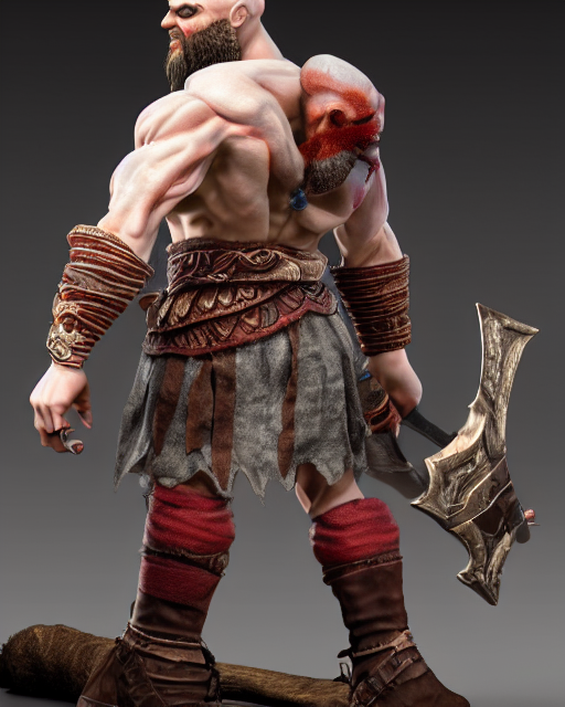 God Of War Kratos Body