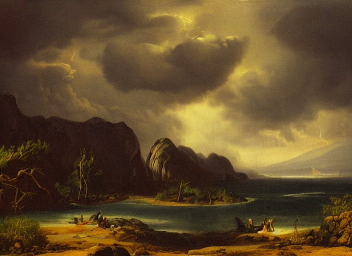 Devonian Period Landscape
