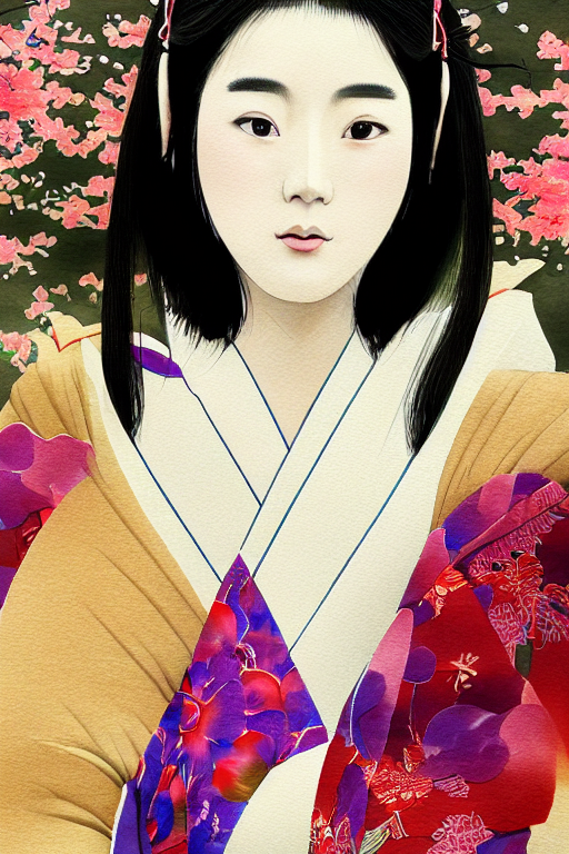 prompthunt: Japanese kimono style study, digital concept art, 8k ...