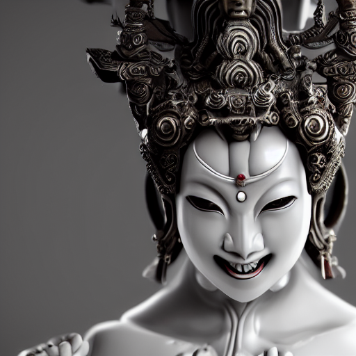 prompthunt: naraka buddhist demon korean female, highly detailed ...