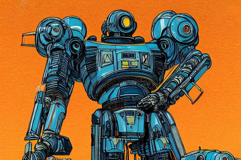 War Robot Drawings