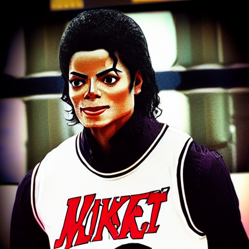 prompthunt: “a video game still of Michael Jackson in NBA 2K23 ...