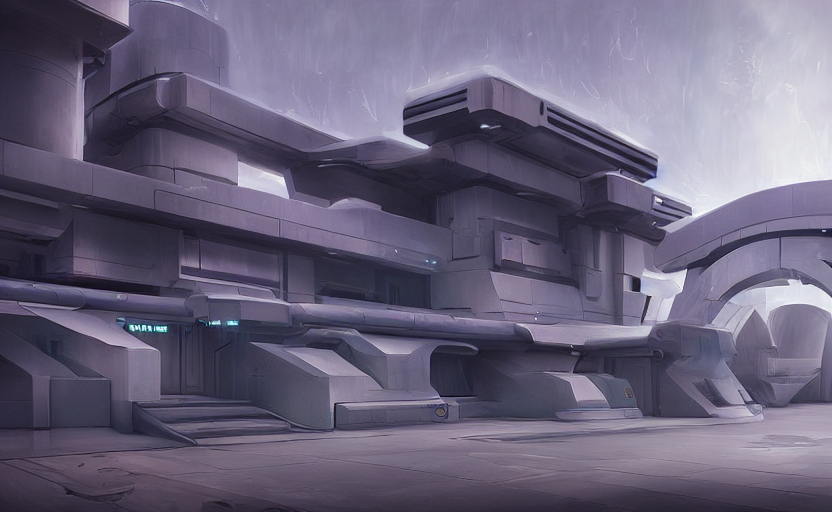 Futuristic Police Station