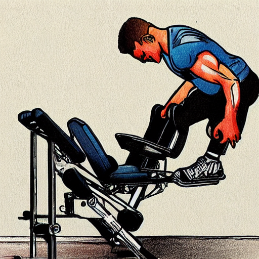 Leg Press Machine Drawing