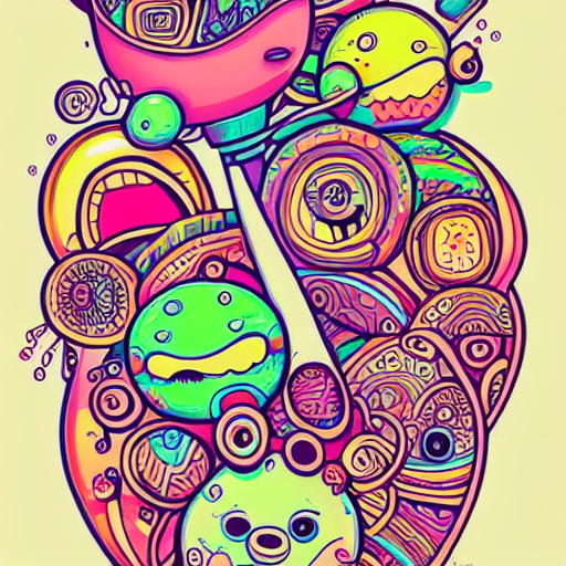 Colorful Doodle Background