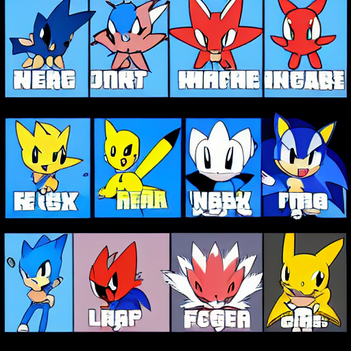 Sonic Characters As Pokemon