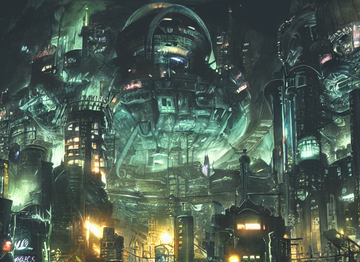 Final Fantasy 7 Midgar Concept Art