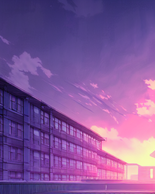 Anime Hospital Building