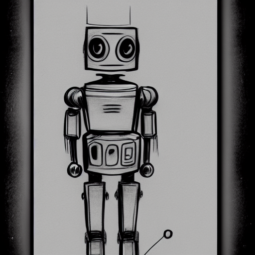 Robot Drawings Pencil