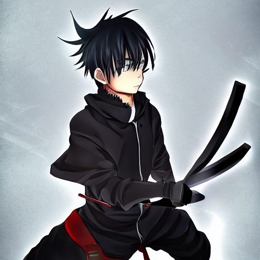 Anime Boy With Sword