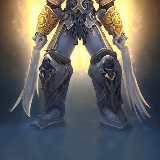 Human Paladin Wow Art