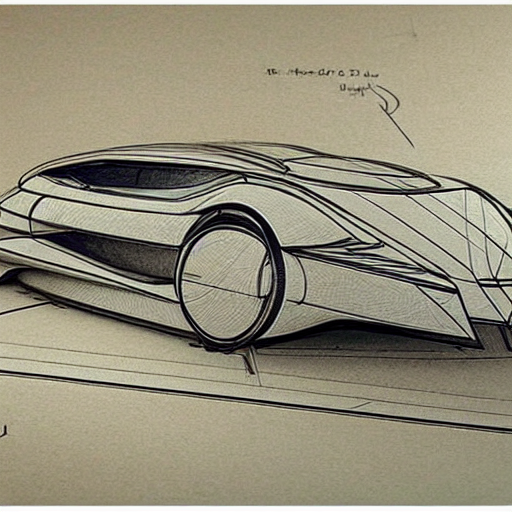 Futuristic Car Design Sketches