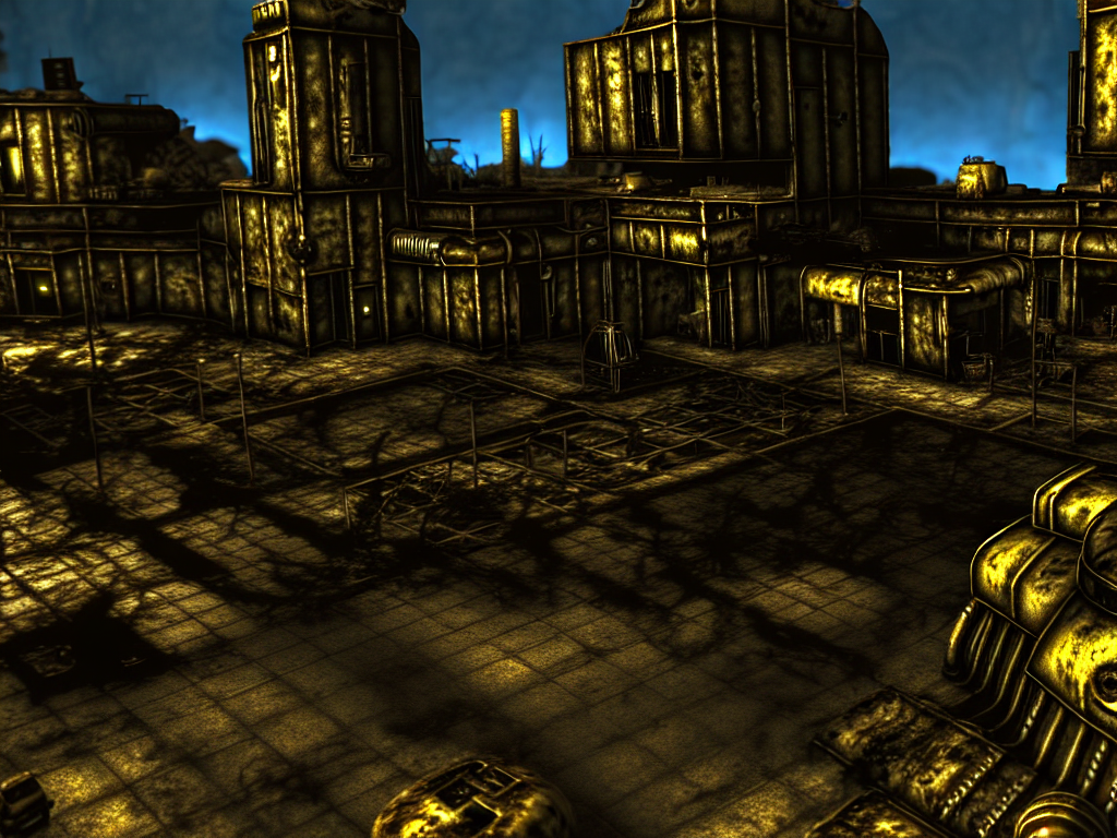 prompthunt: fallout 2 hd remastered gameplay screenshot unreal engine 5
